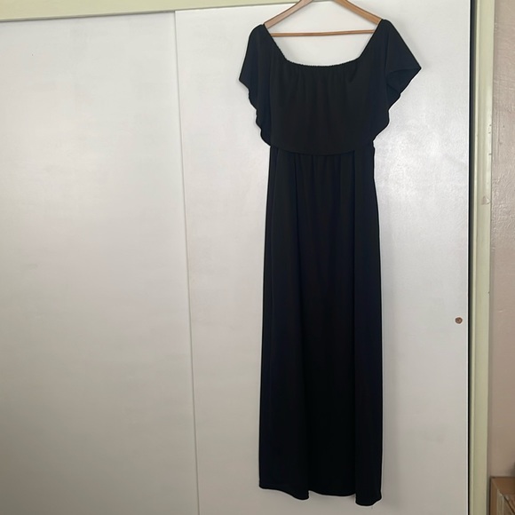 Dresses | Very Beautiful Black Long Dress Size Xxl | Poshmark